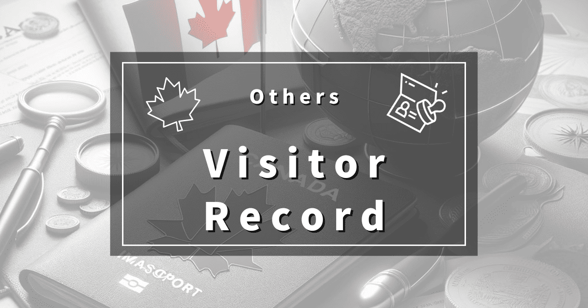 Visitor Record - VISA JP CANADA